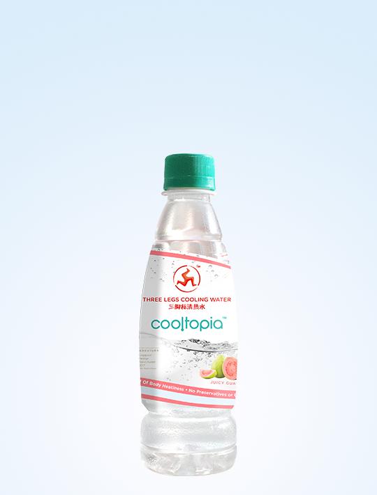 Bottled Water : Three Legs Cooltopia Cooling Water – Juicy Guava